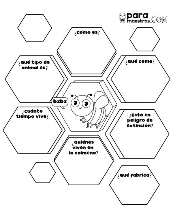 Hoja De Trabajo De Abejas