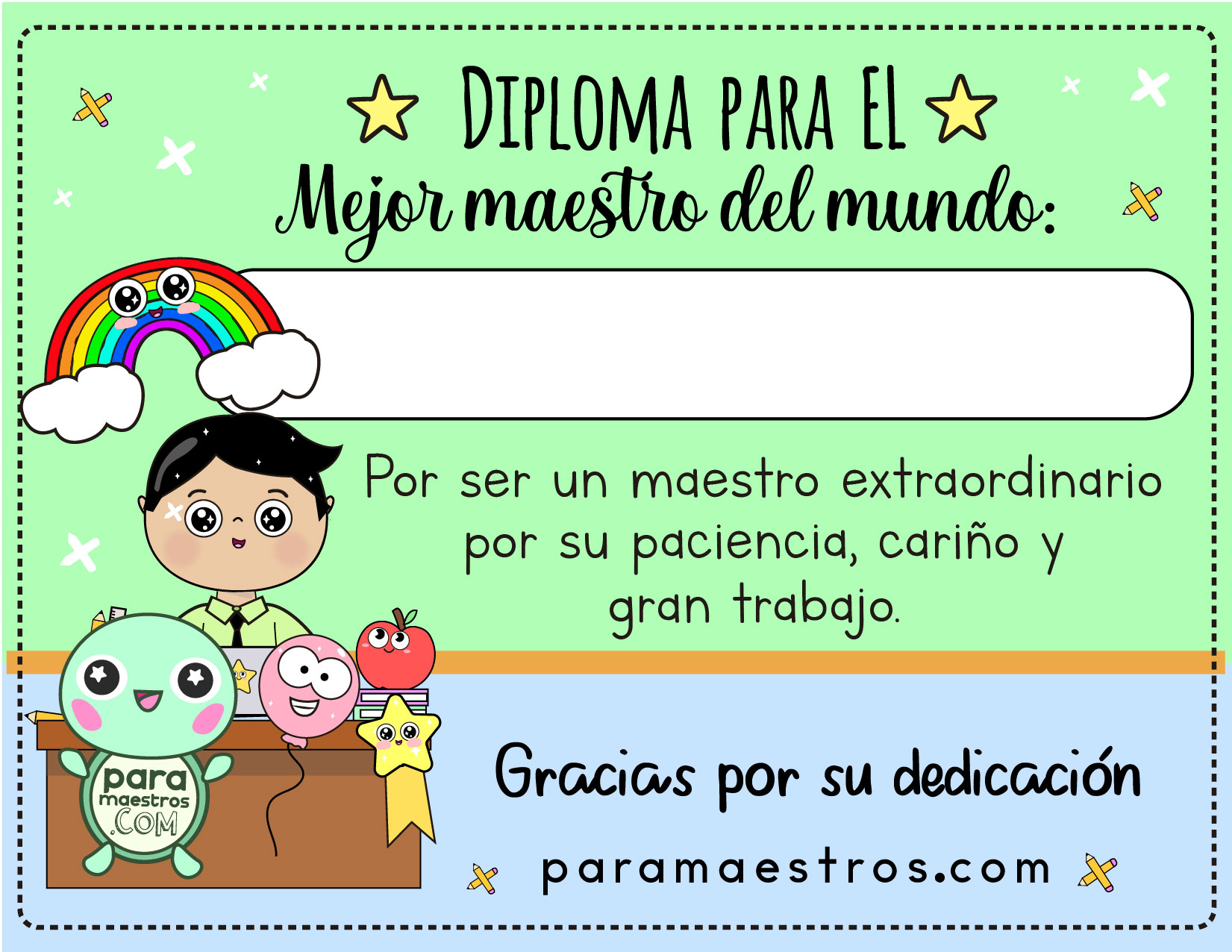 Diplomas y Marcos día del Maestro 六‍ – paramaestros