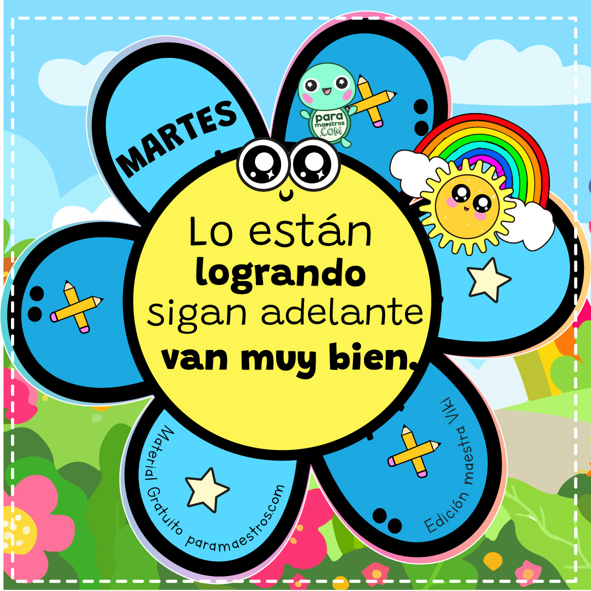 30 Stickers de revisión GRATUITOS para maestros Marzo – paramaestros