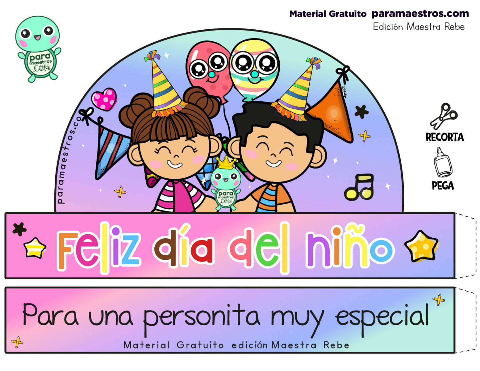 Coronas armables «Día del niño» – paramaestros