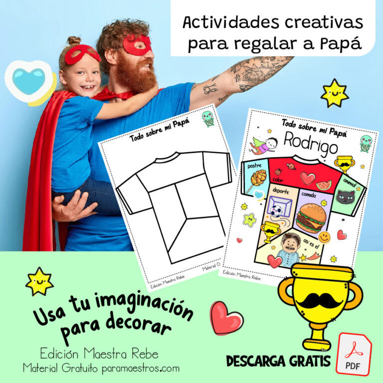 Lindas manualidades creativas para regalar a papá – paramaestros