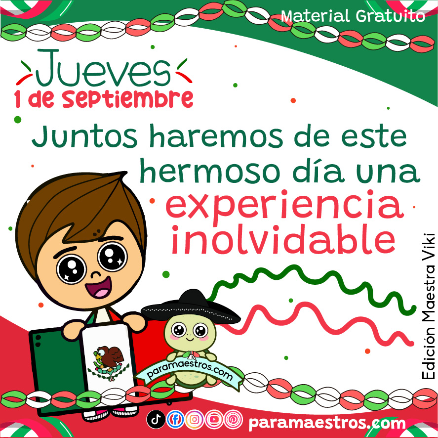 Cartelitos Semanales Mes de Septiembre ️ – paramaestros