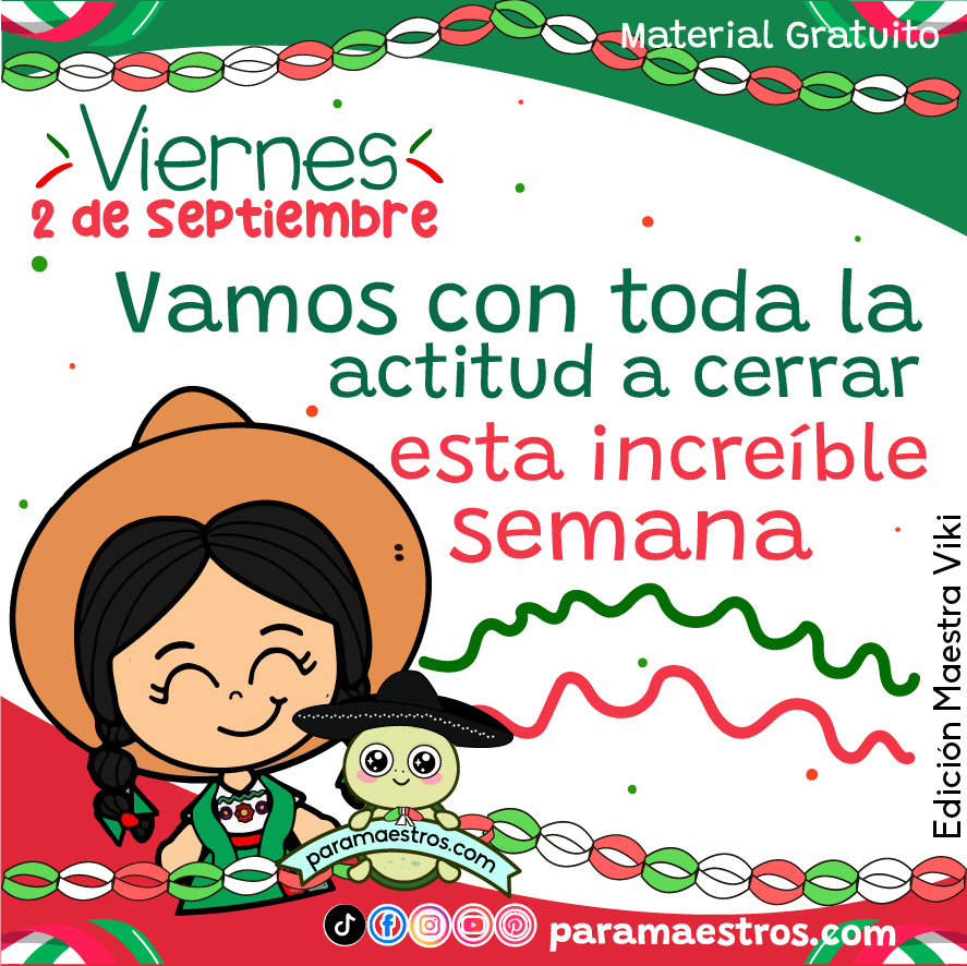 Cartelitos Semanales Mes de Septiembre ️ – paramaestros