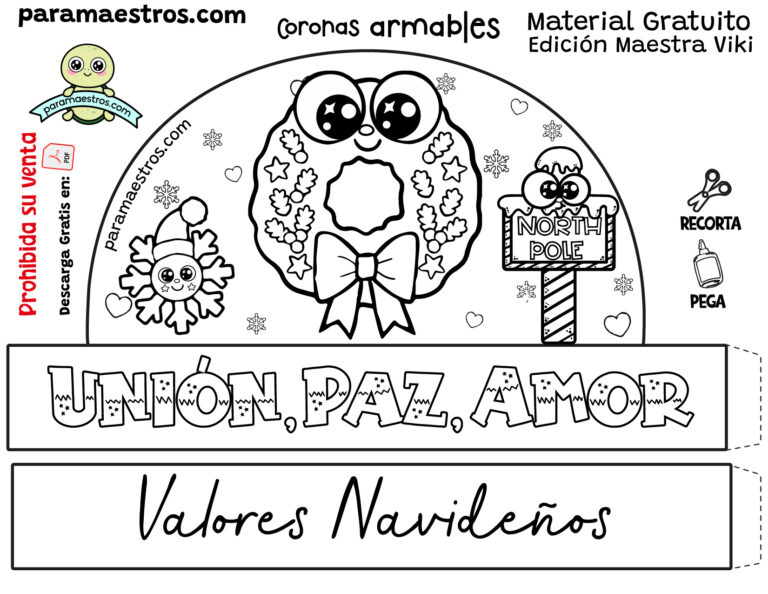 Coronas armables Navidad – paramaestros
