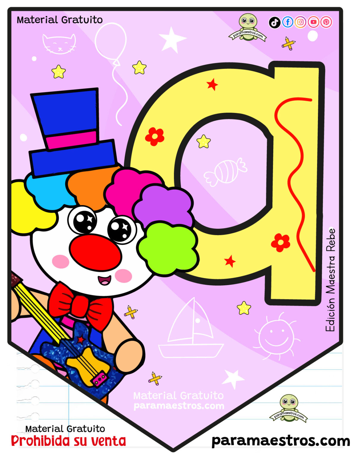Lindo Banner DECORATIVO de ABRIL – paramaestros