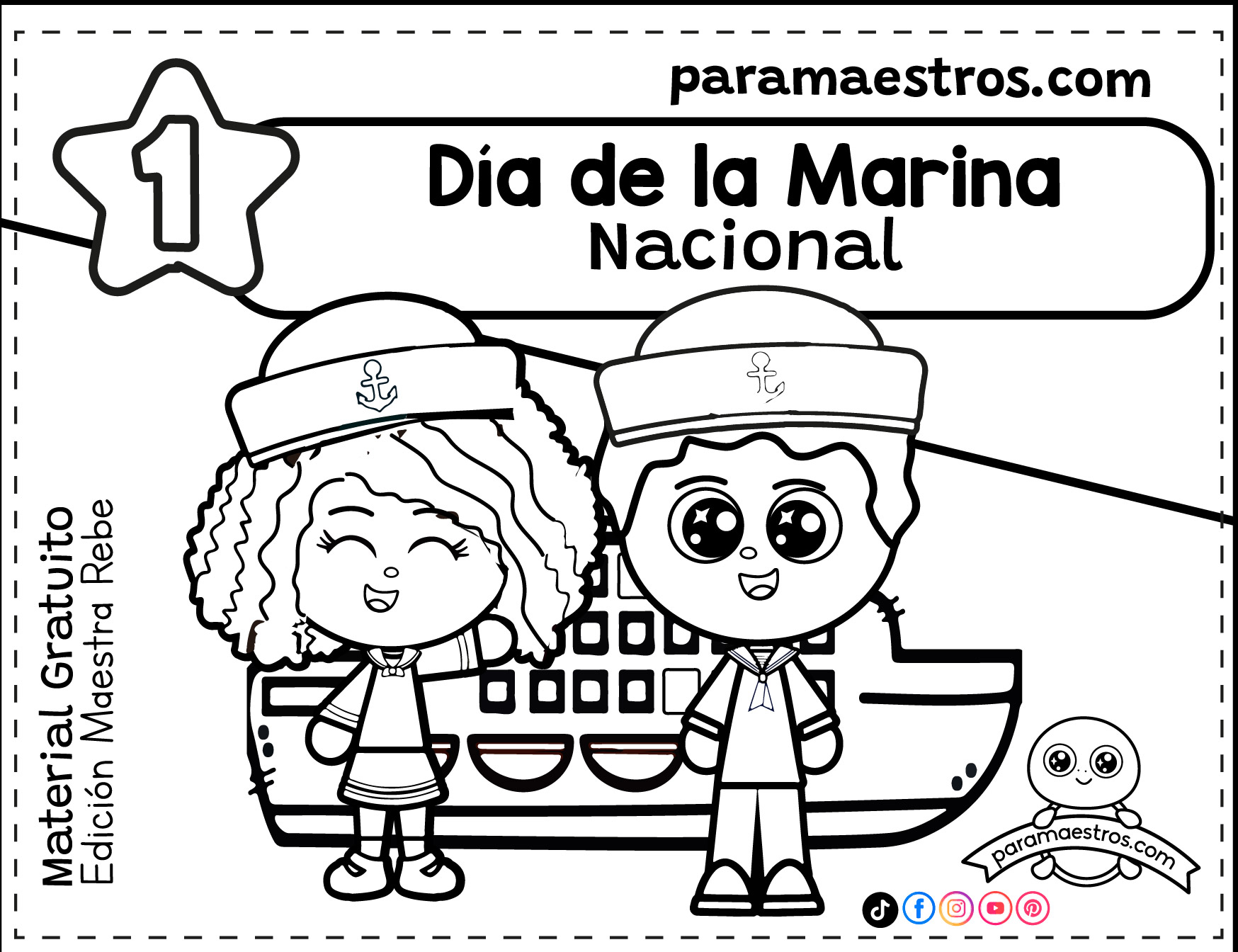 兩Efemérides para colorear JUNIO兩 – paramaestros