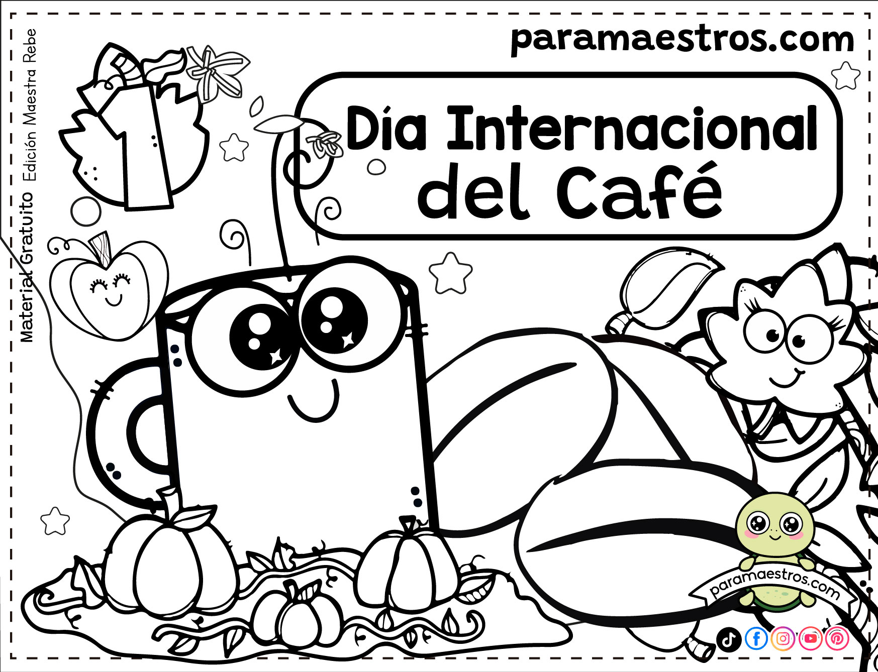 Efemérides para colorear OCTUBRE – paramaestros