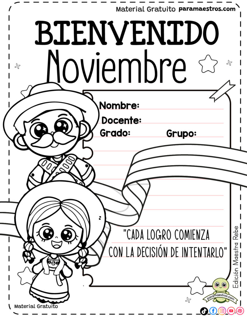 Portada y Calendario NOVIEMBRE – paramaestros