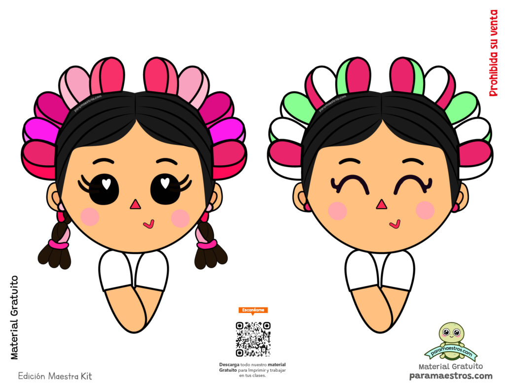 Muñequita Lele para decorar – paramaestros