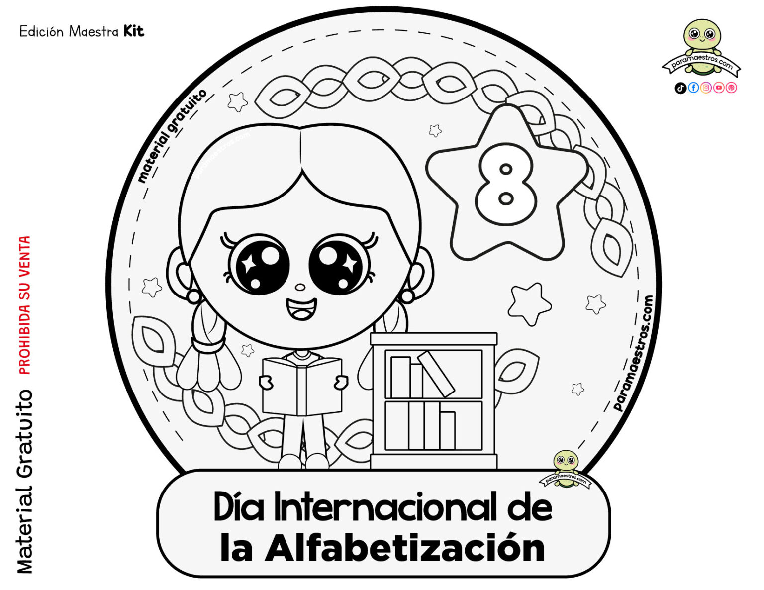 Efemérides Para colorear Septiembre tamaño carta – paramaestros