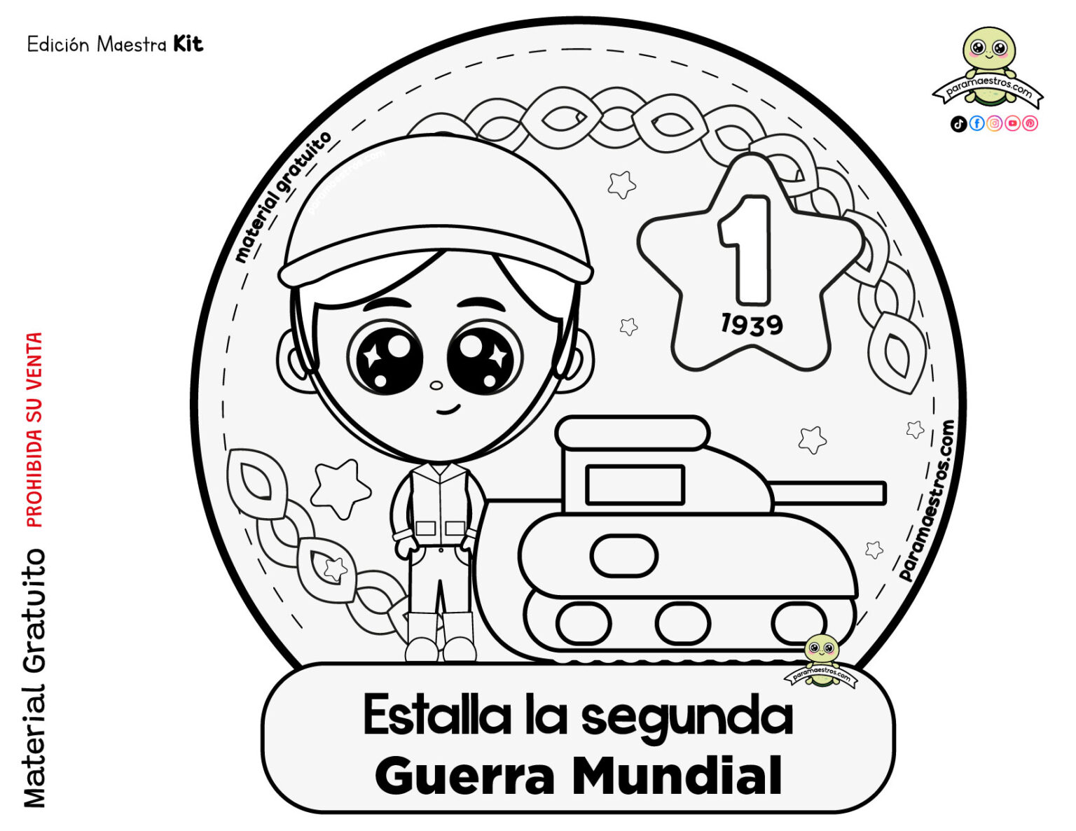 Efemérides Para colorear Septiembre tamaño carta – paramaestros