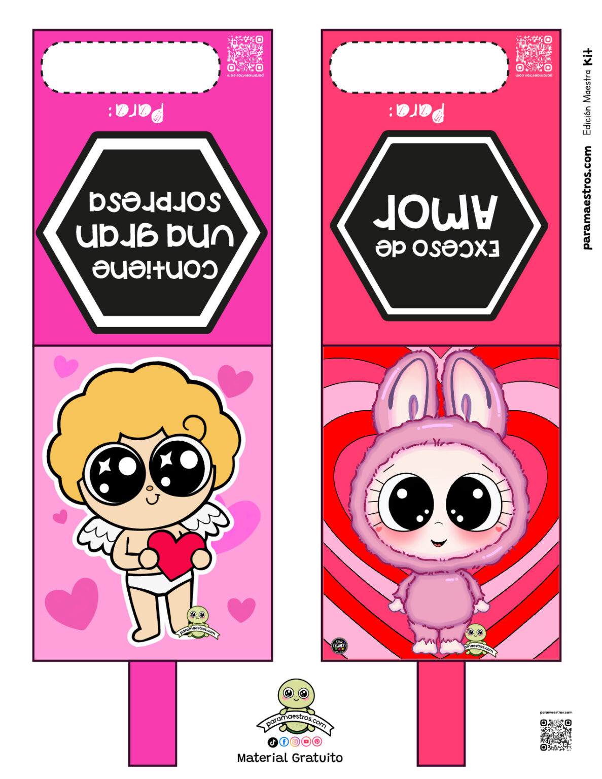 Envolturas para paletas San Valentín – paramaestros