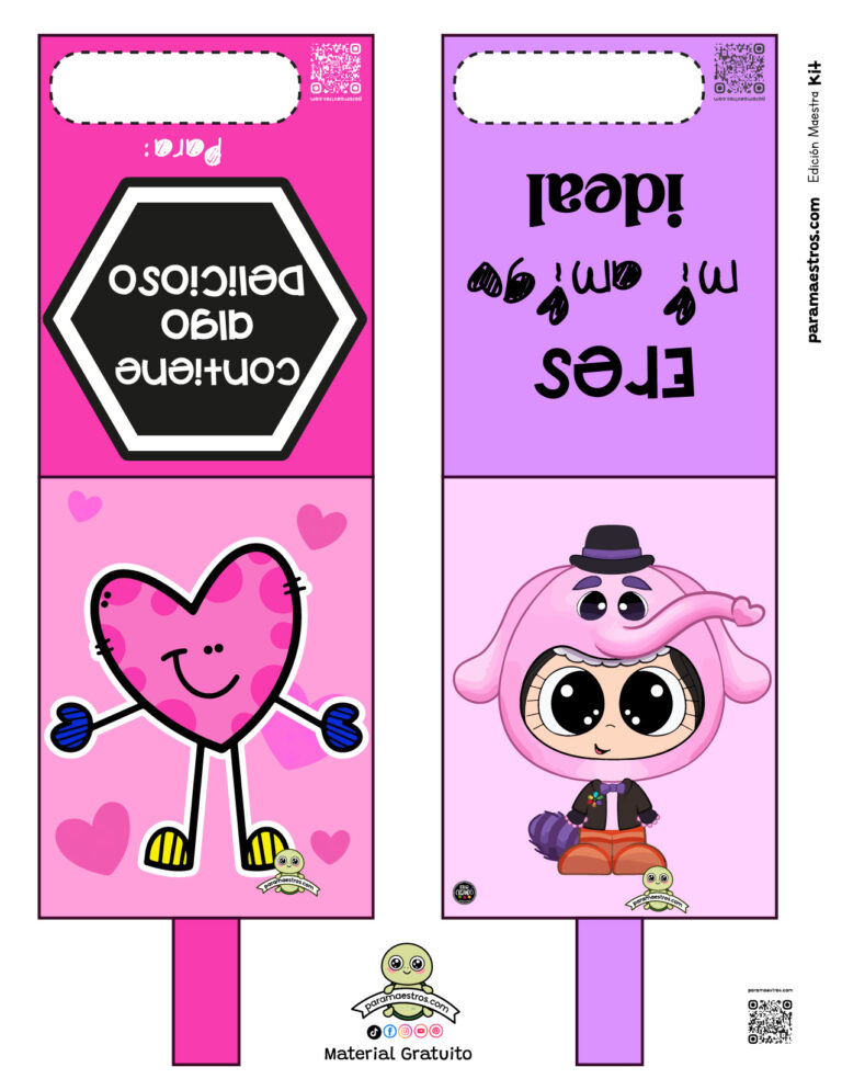Envolturas para paletas San Valentín – paramaestros